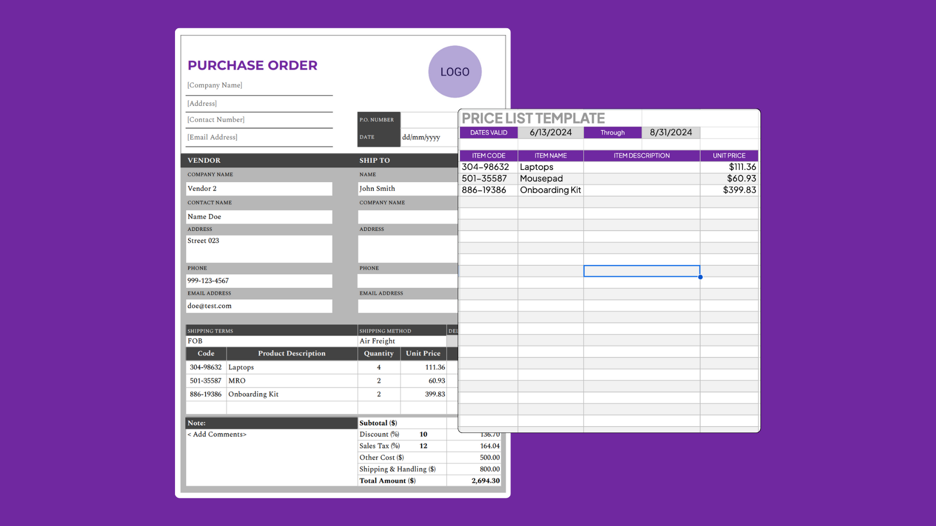 Procurement Templates Library | Zeiv
