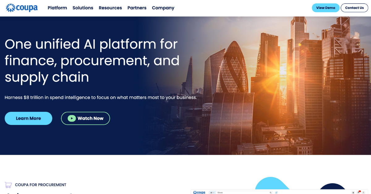 Coupa | Spend Management Software